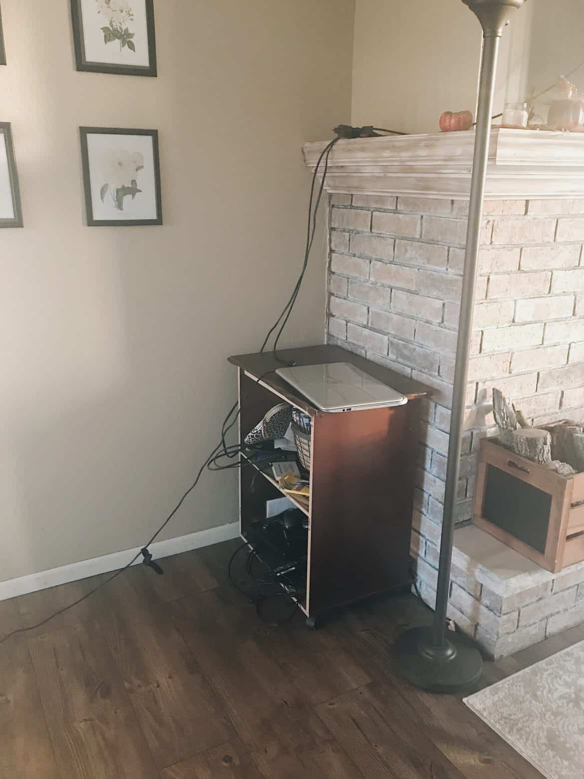 DIY Microwave Cart Update - MY CHIC OBSESSION