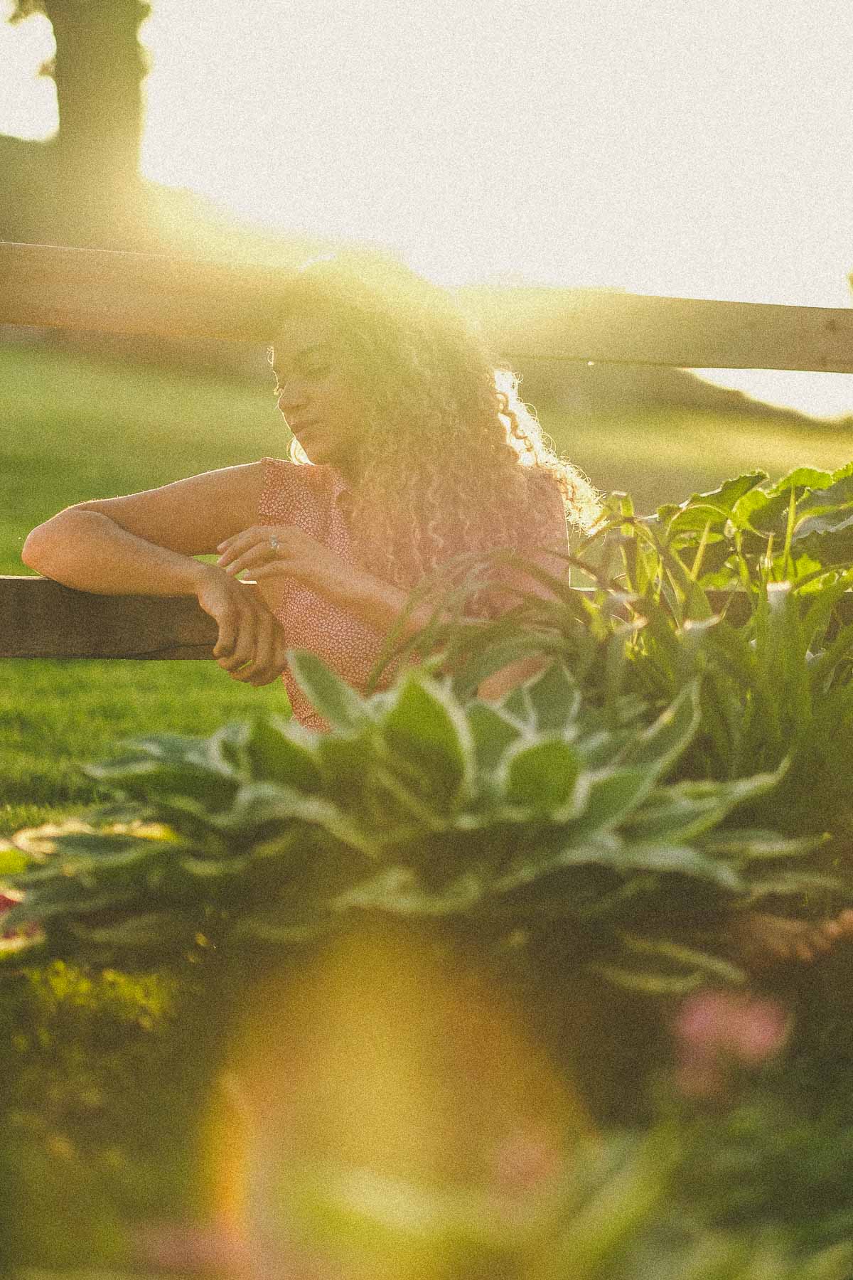 Golden Hour Photoshoot in the Garden - MY CHIC OBSESSION
