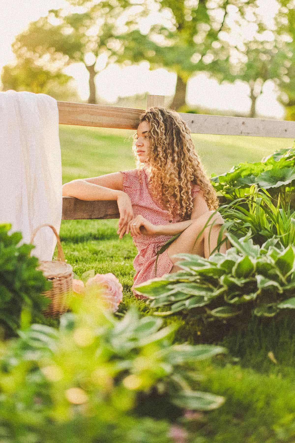 Golden Hour Photoshoot in the Garden - MY CHIC OBSESSION
