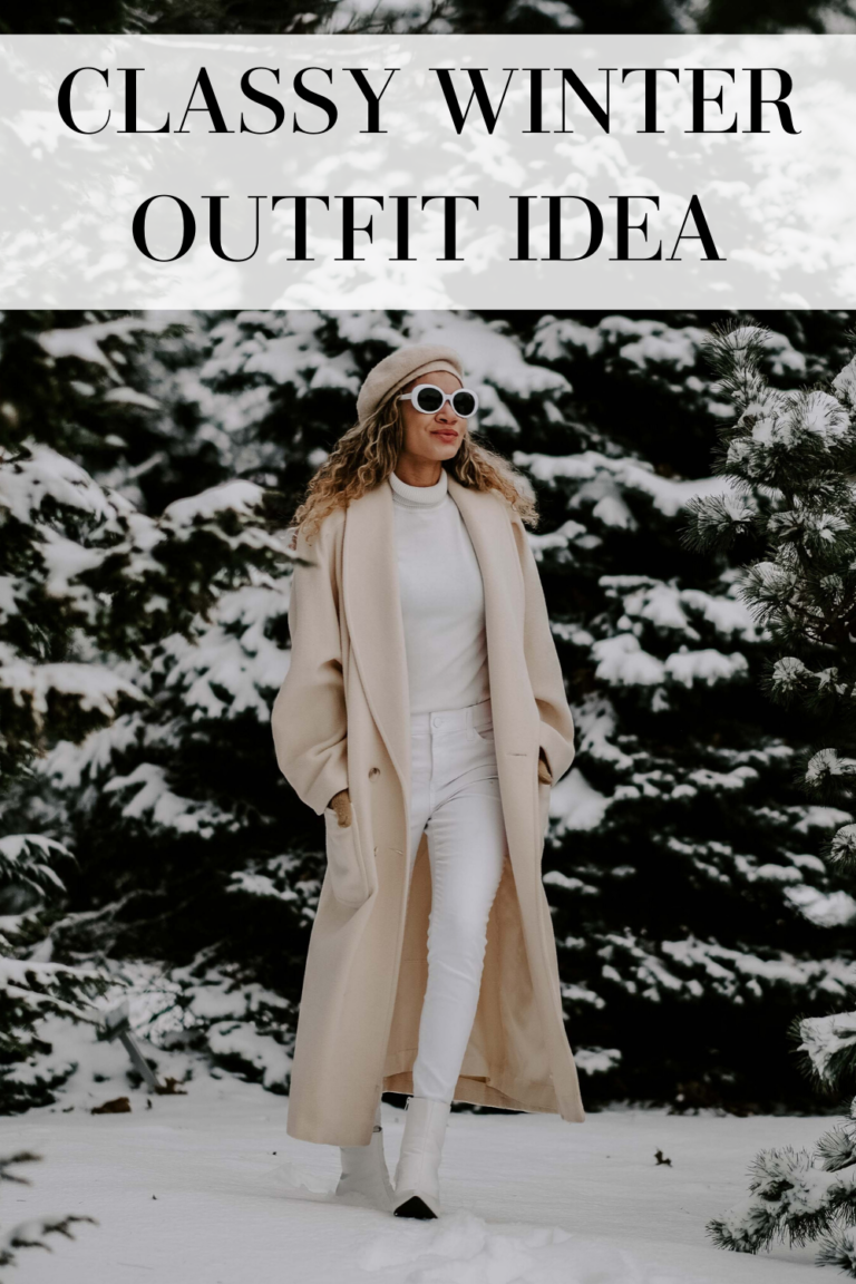 A Classy Winter Outfit Idea That Is So Easy To Recreate - MY CHIC OBSESSION