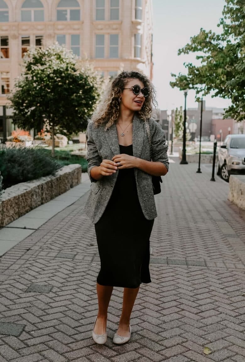 How to Wear a Blazer With a Dress Countless Ways - MY CHIC OBSESSION
