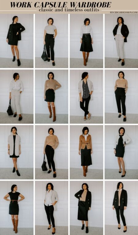 Your Guide to a Chic and Classic Work Capsule Wardrobe - MY CHIC OBSESSION