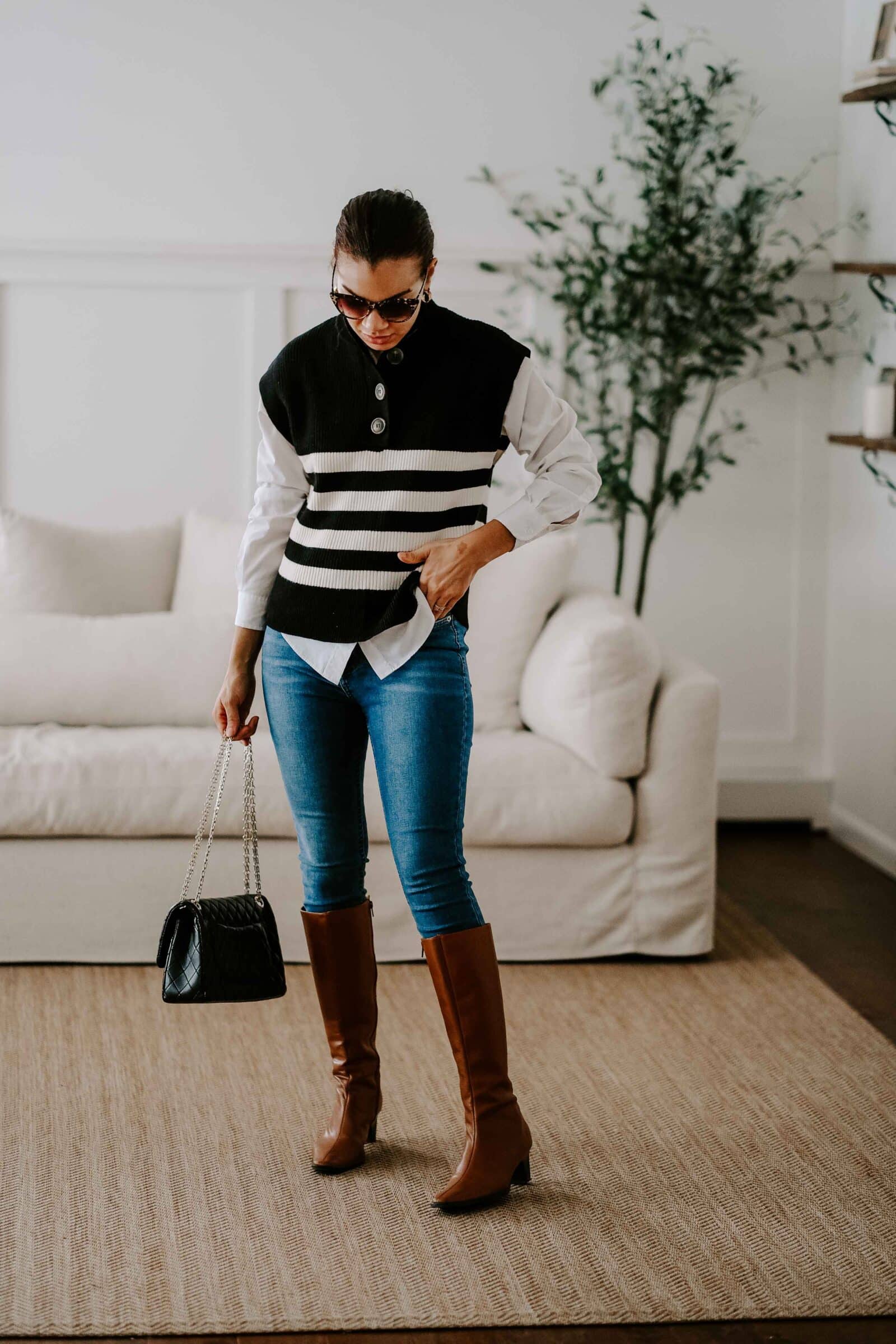 How to Wear a Sweater Vest in All Seasons - MY CHIC OBSESSION