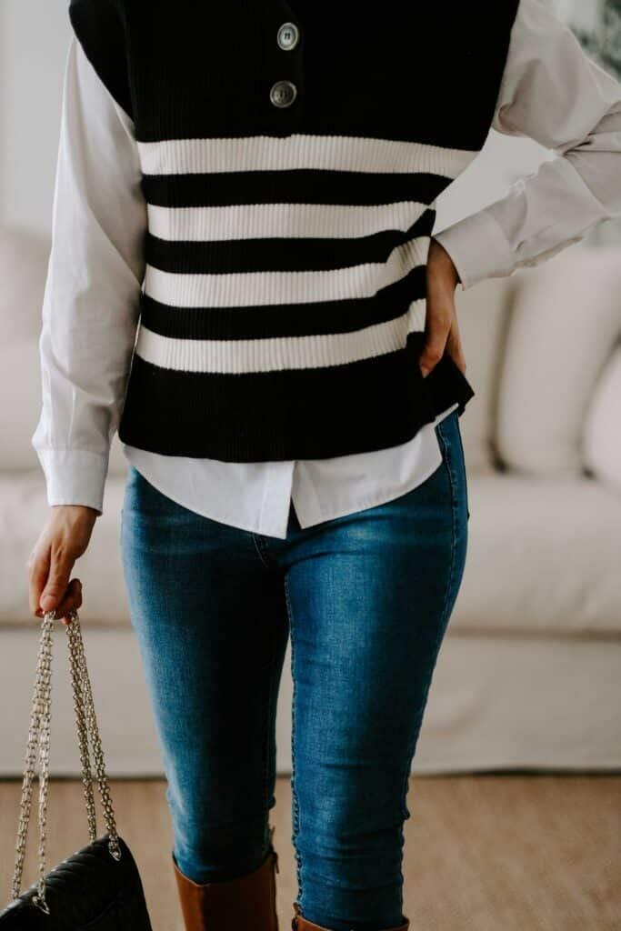 How to Wear a Sweater Vest in All Seasons - MY CHIC OBSESSION