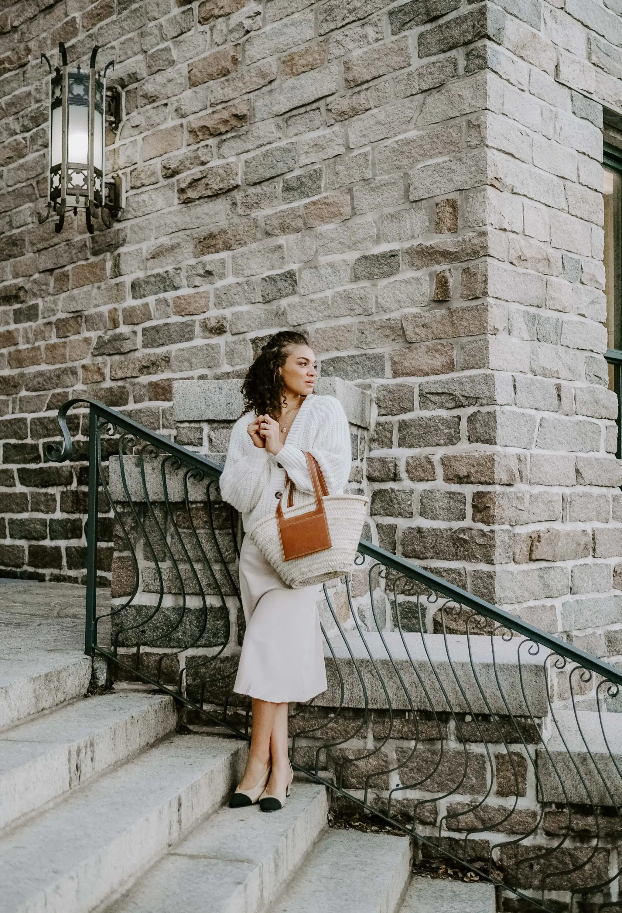 A Classy Slip Skirt Spring Outfit Idea - MY CHIC OBSESSION