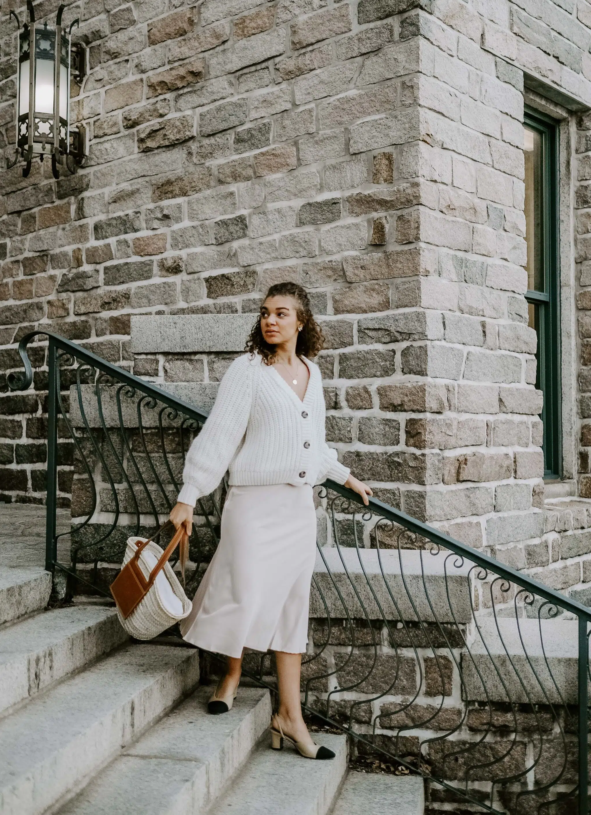 A Classy Slip Skirt Spring Outfit Idea - MY CHIC OBSESSION