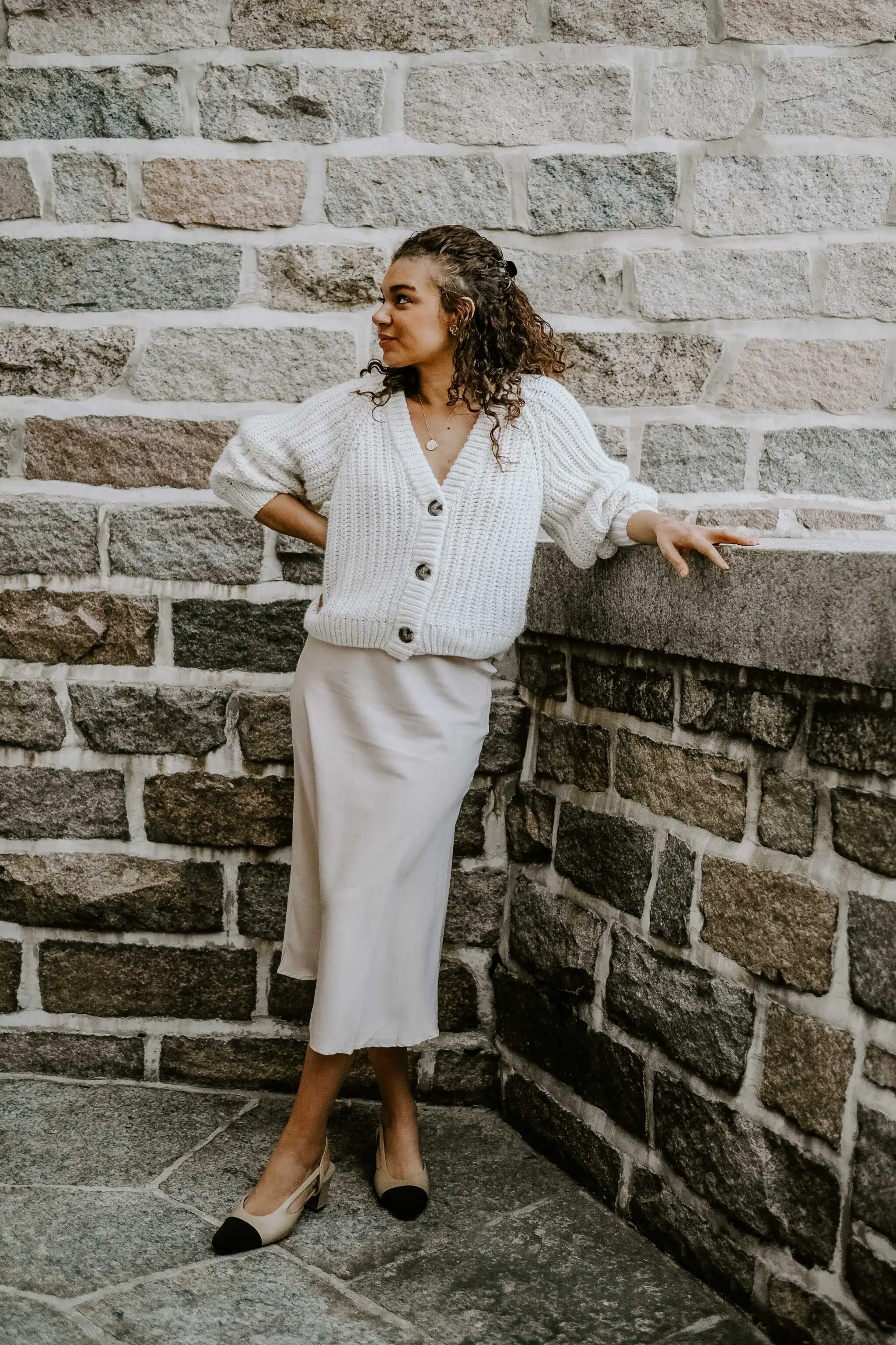 A Classy Slip Skirt Spring Outfit Idea - MY CHIC OBSESSION