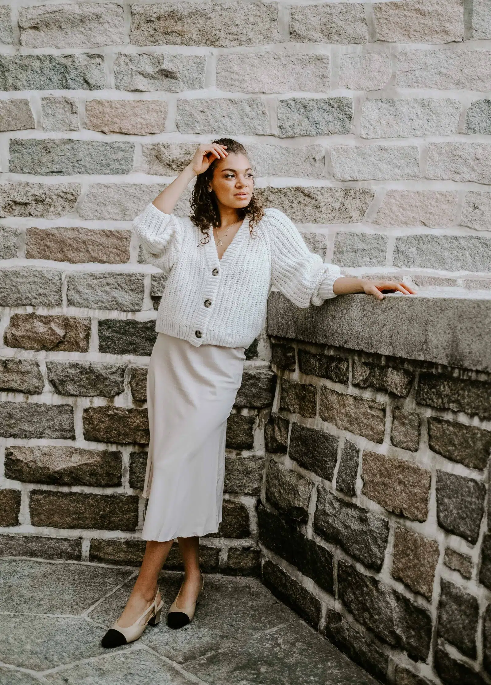 A Classy Slip Skirt Spring Outfit Idea - MY CHIC OBSESSION