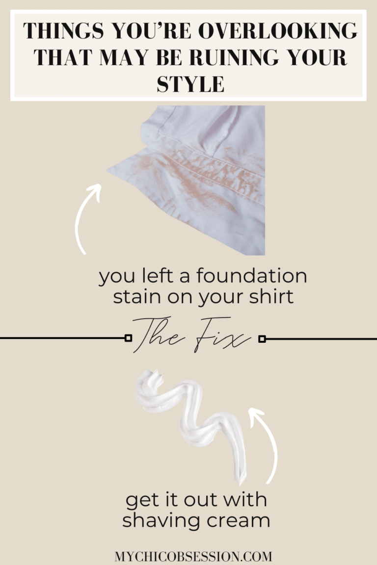 14 Things You’re Overlooking That May Be Ruining Your Style - MY CHIC ...
