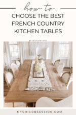 10 French Country Kitchen Tables To Add French Flair to Your Space - MY ...