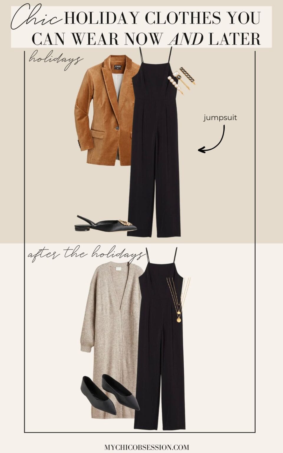 Chic Holiday Outfits With Clothes You Can Wear Now *and* Later - MY ...