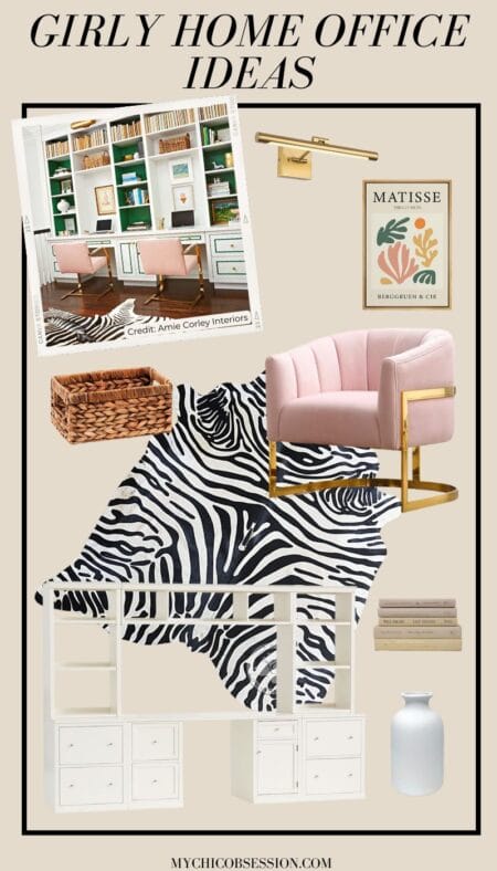 12 Designer-Approved Girly Home Office Ideas and How To Recreate Them ...