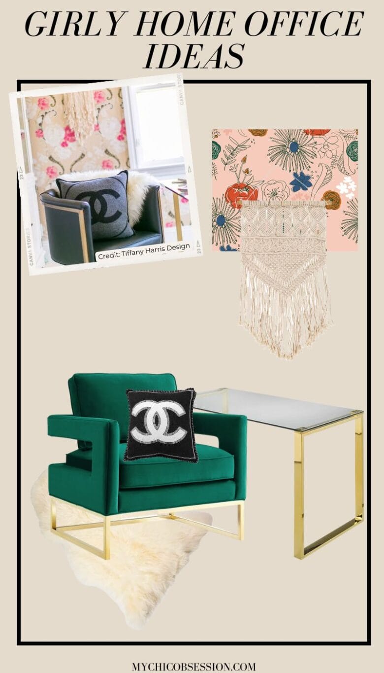 12 Designer-Approved Girly Home Office Ideas and How To Recreate Them ...