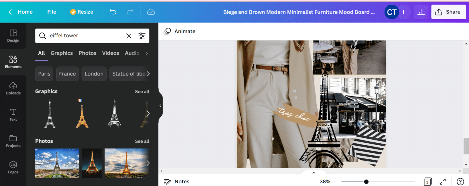 A Step-By-Step Guide on How to Create a Mood Board on Canva To Make ...