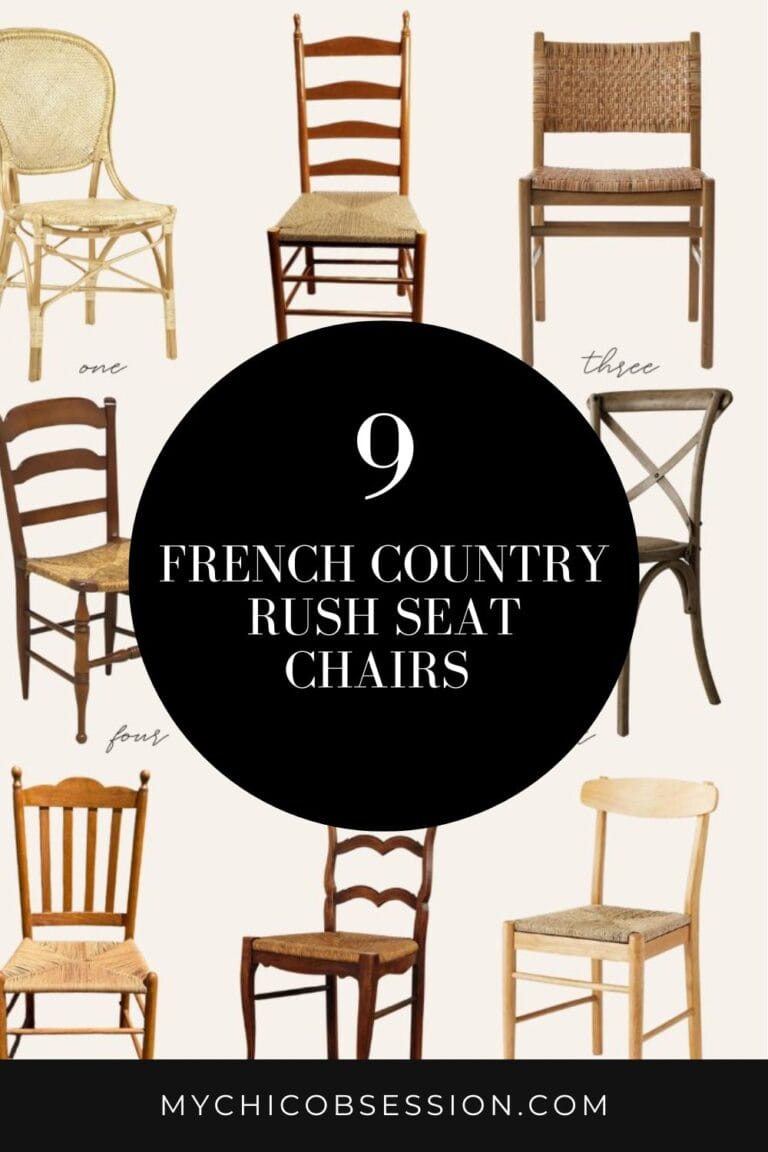 French Country Rush Seat Chairs to Complete Your Space - MY CHIC OBSESSION