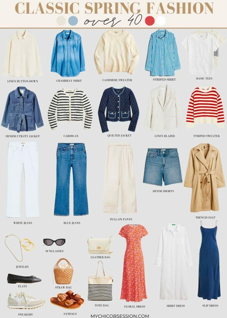 Spring Fashion for Over 40: The Best Wardrobe Essentials and How To ...