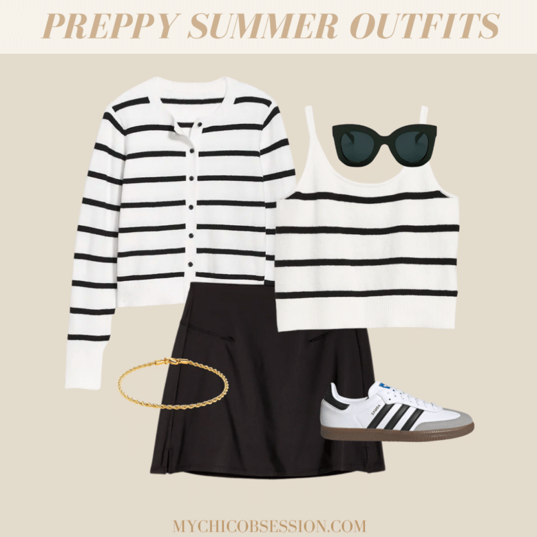 11 Ways to Style Cute Preppy Summer Outfits - MY CHIC OBSESSION