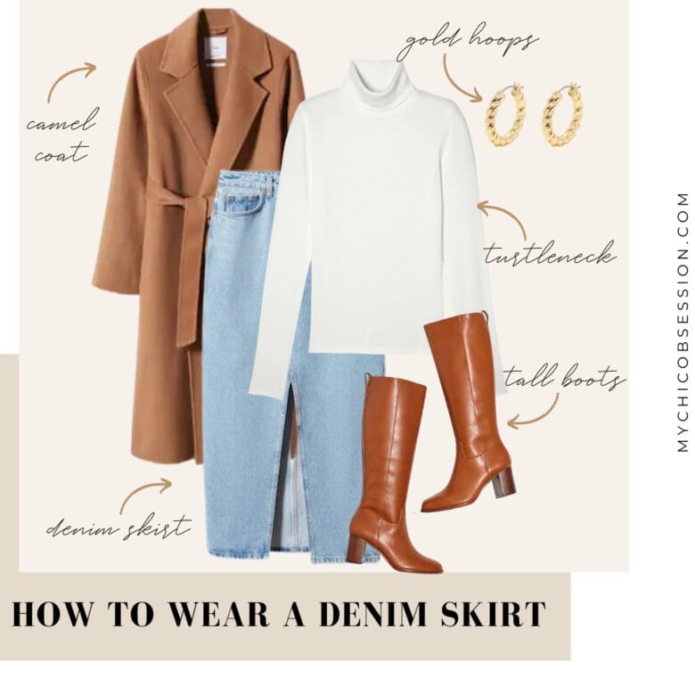 From Classic to Edgy: How to Wear a Denim Skirt - MY CHIC OBSESSION