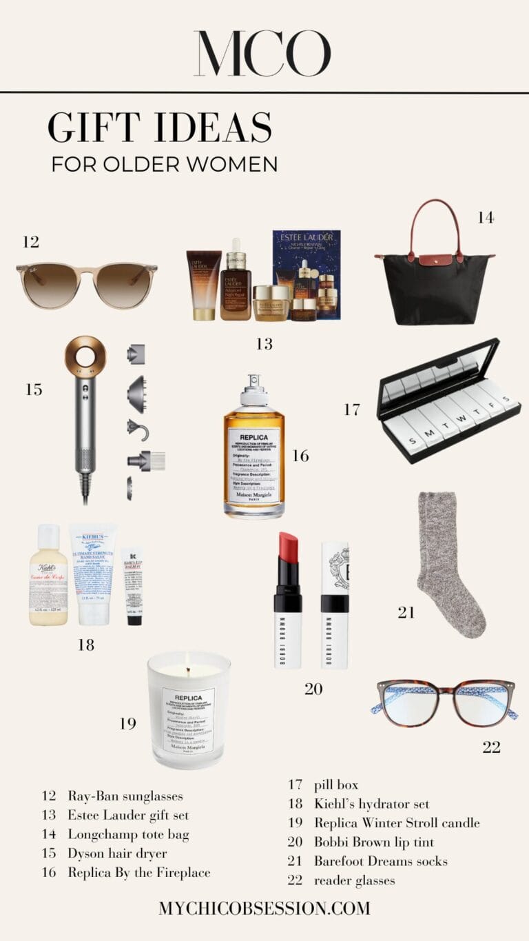 55 Gift Ideas for Older Women They'll Actually Want - MY CHIC OBSESSION