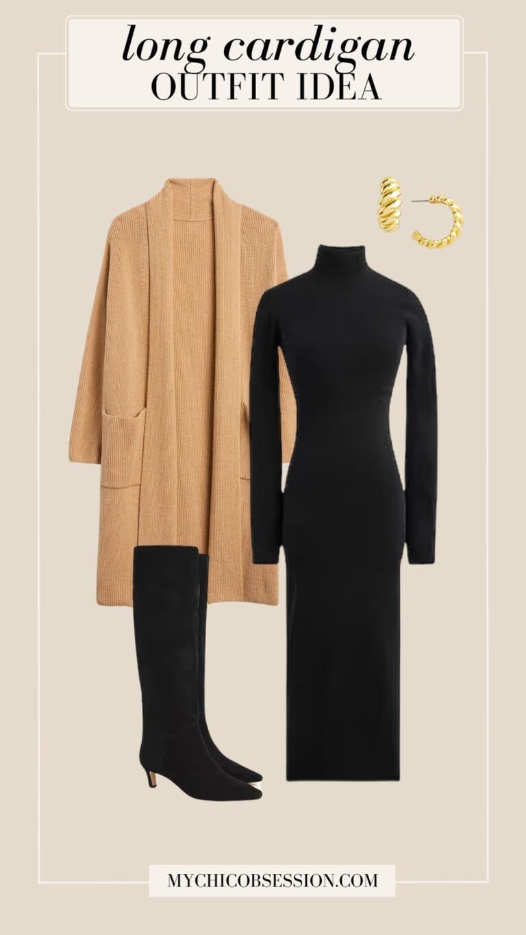How to Wear and Style a Long Cardigan (+ Outfit Ideas!)