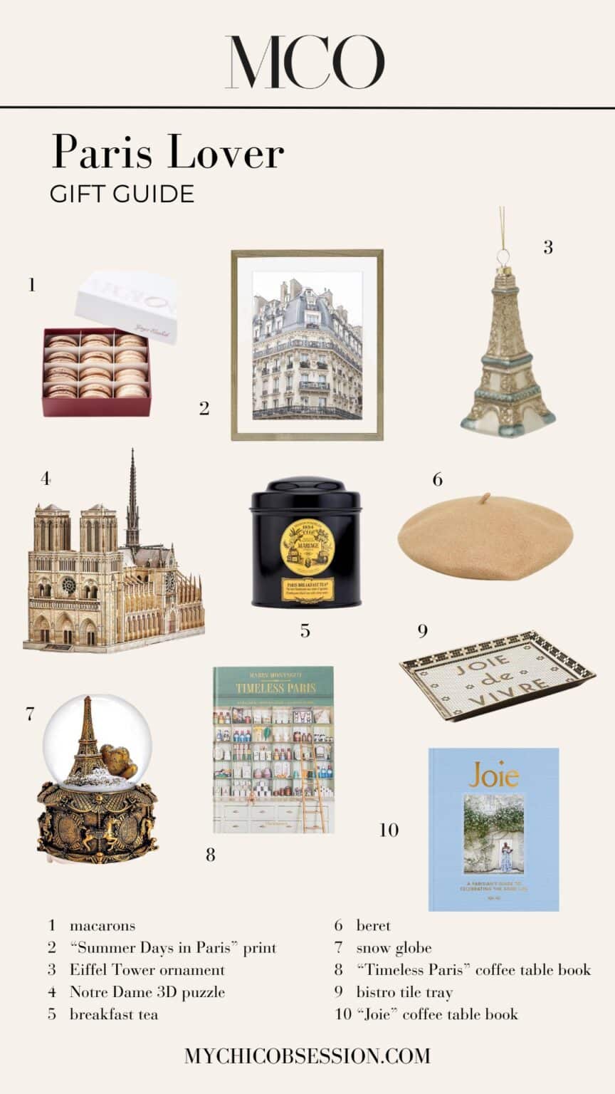 60 Paris Gift Ideas for Everyone on Your Shopping List - MY CHIC OBSESSION