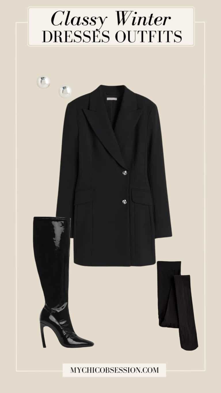 Dress Your Best in These 16 Classy Winter Dresses Outfits - MY CHIC ...