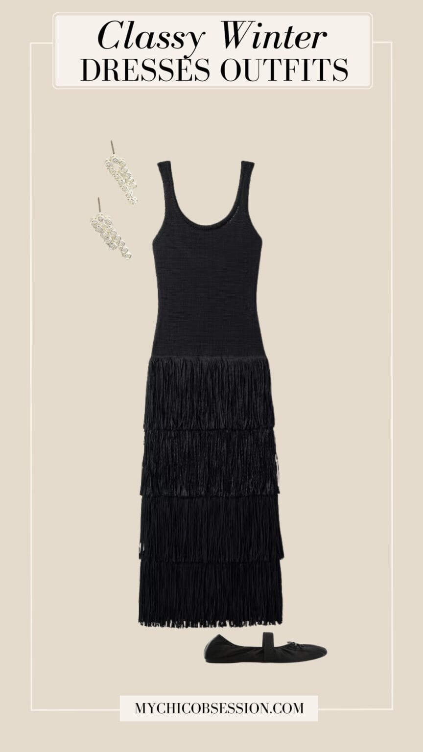 Dress Your Best in These 16 Classy Winter Dresses Outfits - MY CHIC ...
