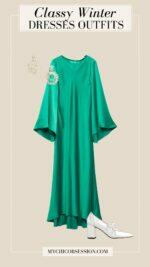 Dress Your Best in These 16 Classy Winter Dresses Outfits - MY CHIC ...