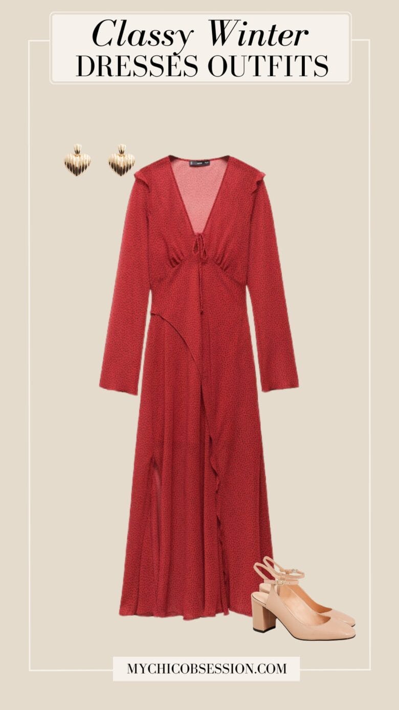 Dress Your Best in These 16 Classy Winter Dresses Outfits - MY CHIC ...