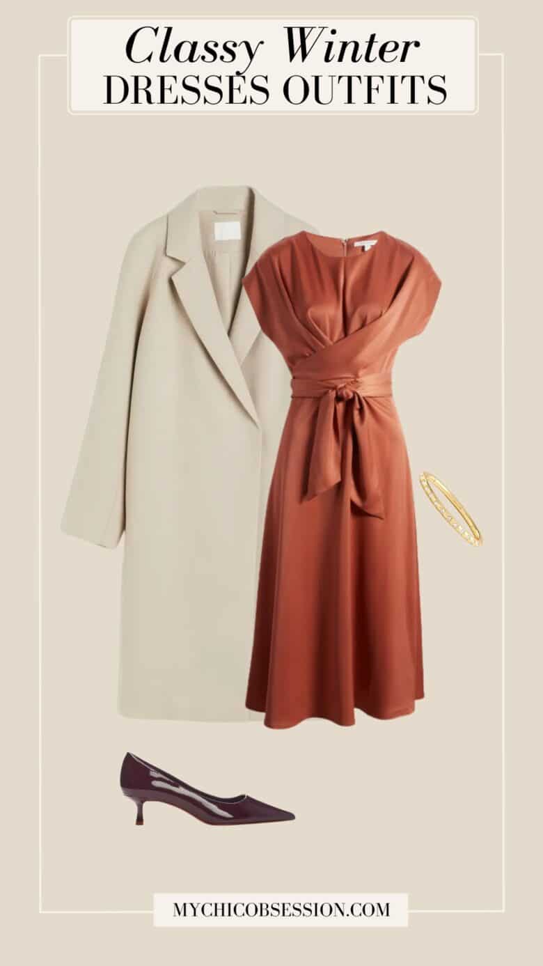 Dress Your Best in These 16 Classy Winter Dresses Outfits - MY CHIC ...