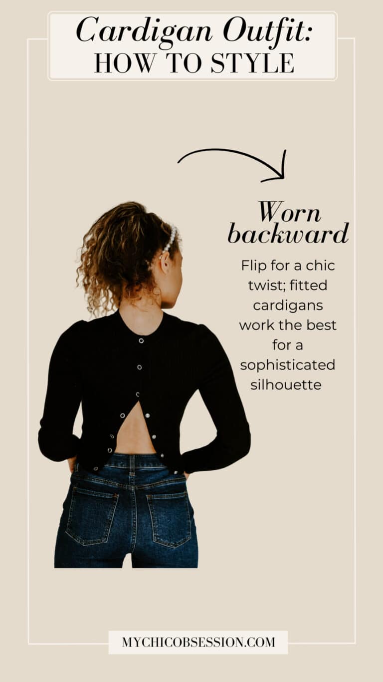 How to Wear a Cardigan: Style Tips for Every Occasion - MY CHIC OBSESSION