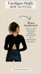 How to Wear a Cardigan: Style Tips for Every Occasion - MY CHIC OBSESSION