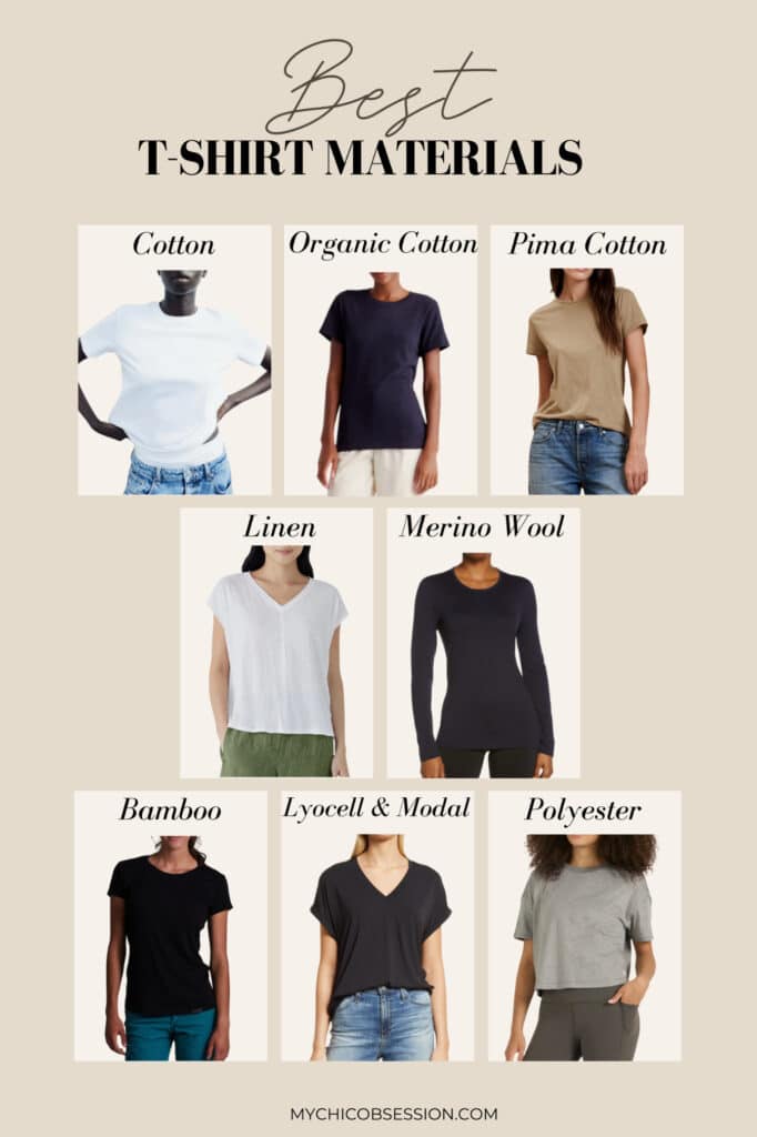 How to Pick The Best T-Shirt Materials for You - MY CHIC OBSESSION