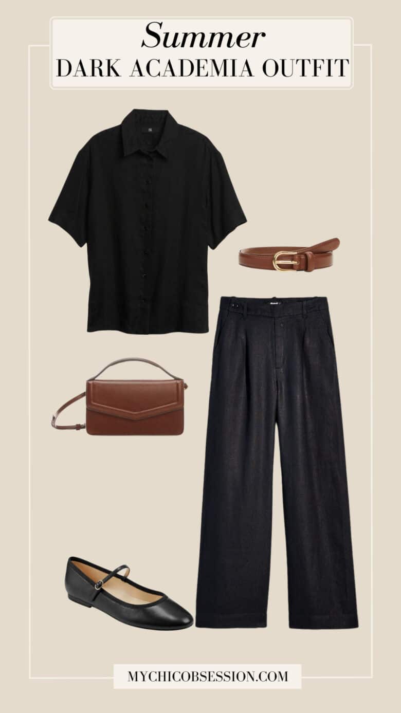 Dark Academia Summer Outfits