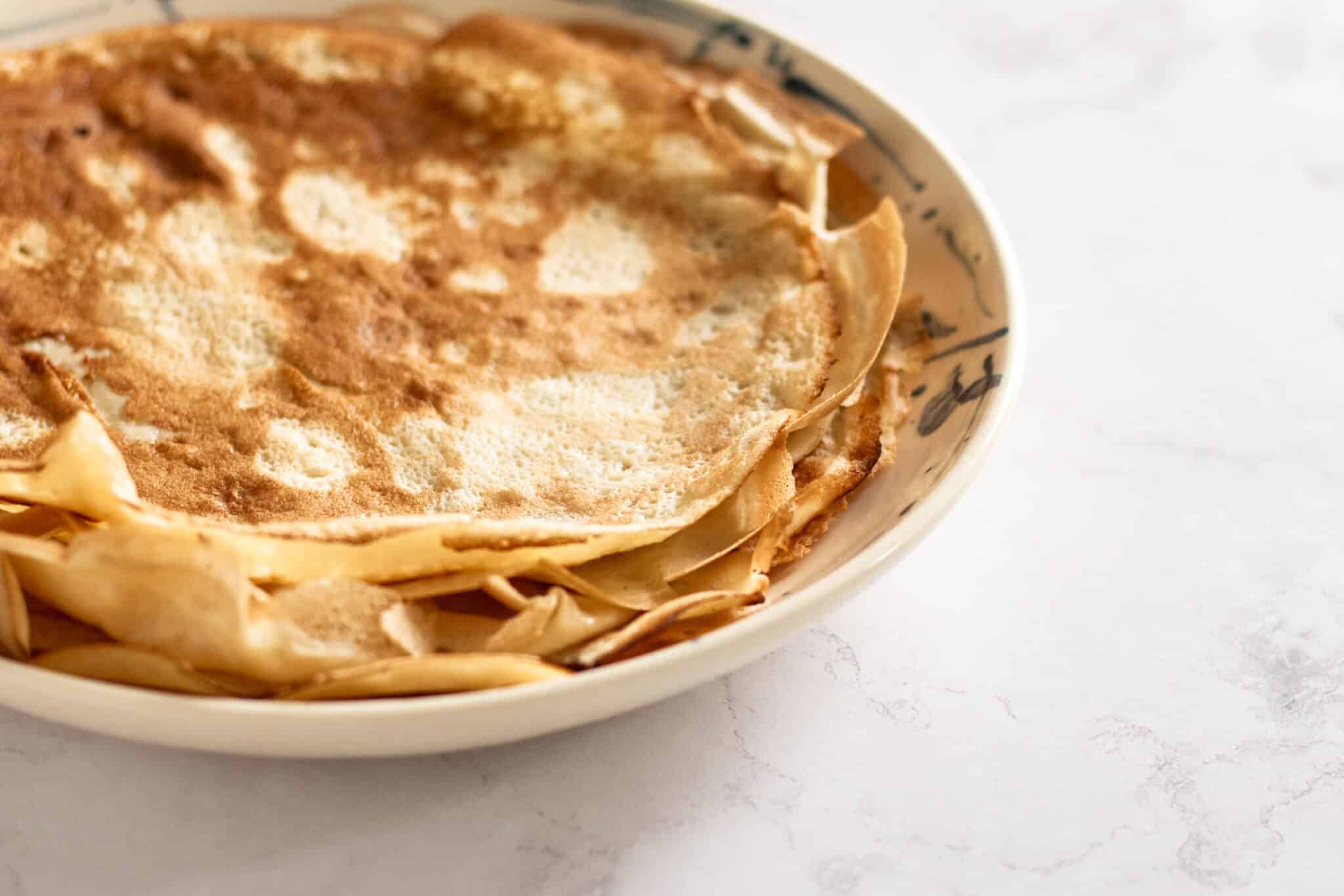 French Elegance in Every Layer: Mille Crêpe Cake With Jam and Whipped ...