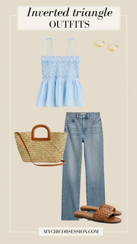How to Dress an Inverted Triangle Body Shape (& Outfits!) - MY CHIC ...