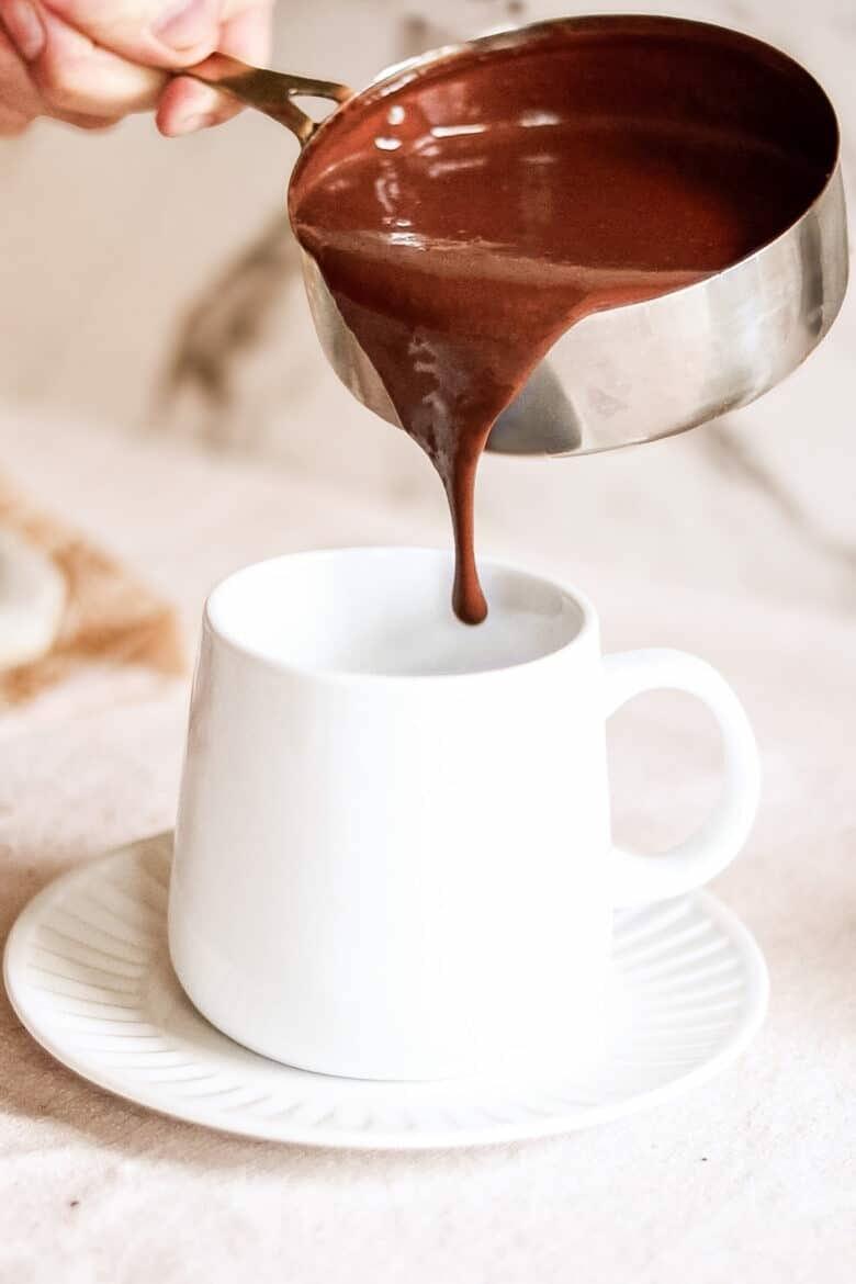 French Comfort in a Cup: Thick European Hot Chocolate Recipe - MY CHIC ...