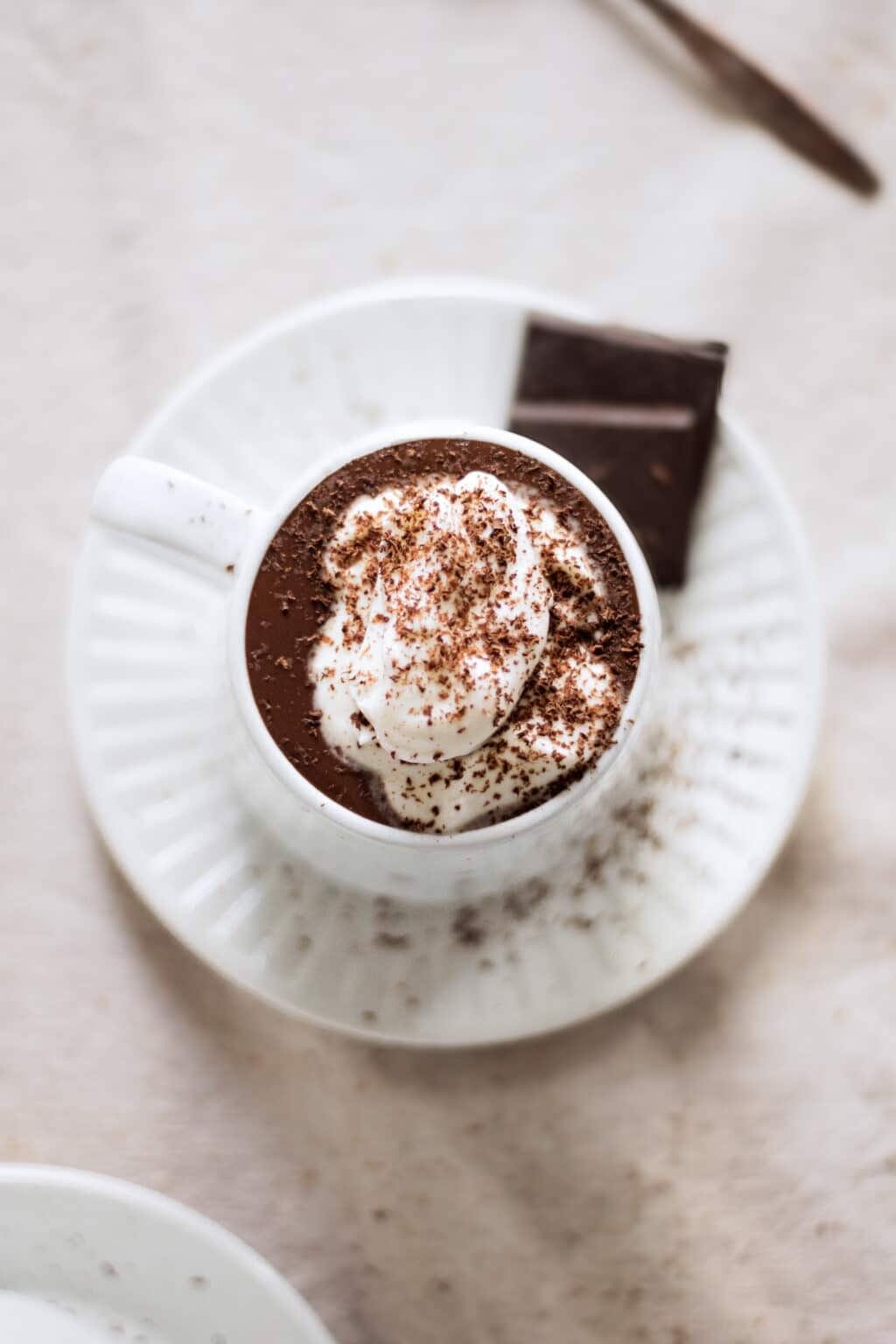 French Comfort in a Cup: Thick European Hot Chocolate Recipe - MY CHIC ...