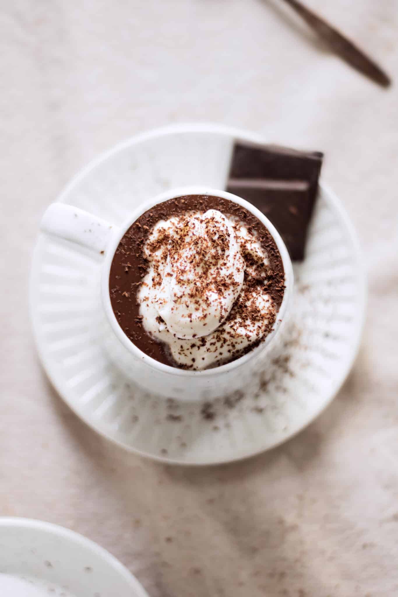 French Comfort in a Cup: Thick European Hot Chocolate Recipe - MY CHIC ...