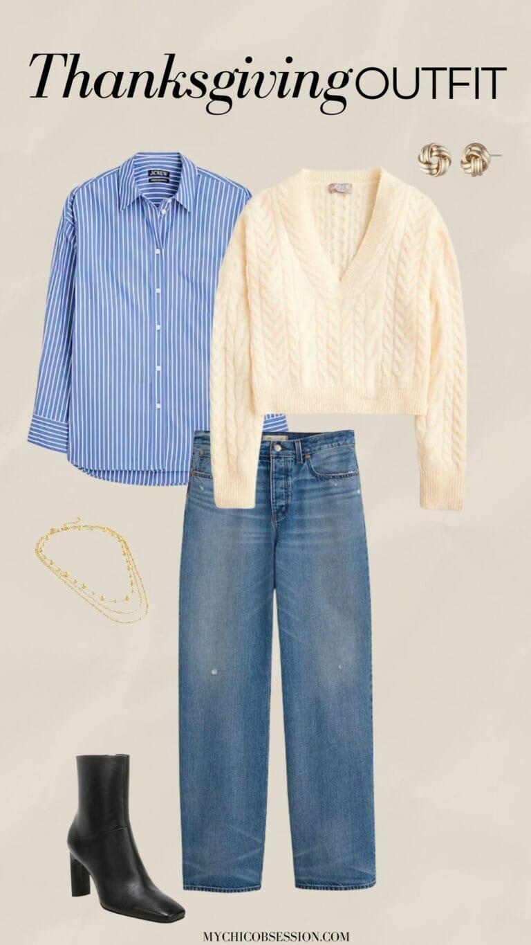 10 Chic and Comfortable Thanksgiving Day Outfits for Women - MY CHIC ...