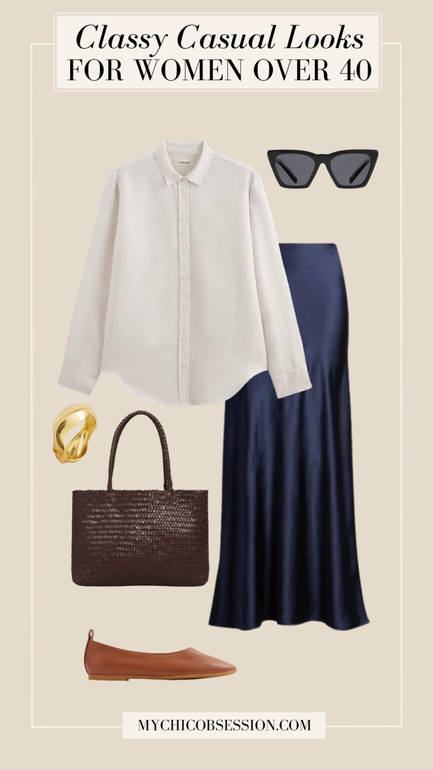 13 Classy Casual Outfits for Women Over 40 - MY CHIC OBSESSION