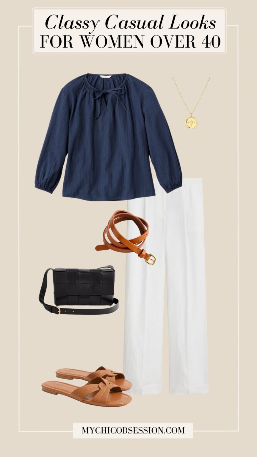 13 Classy Casual Outfits for Women Over 40 - MY CHIC OBSESSION
