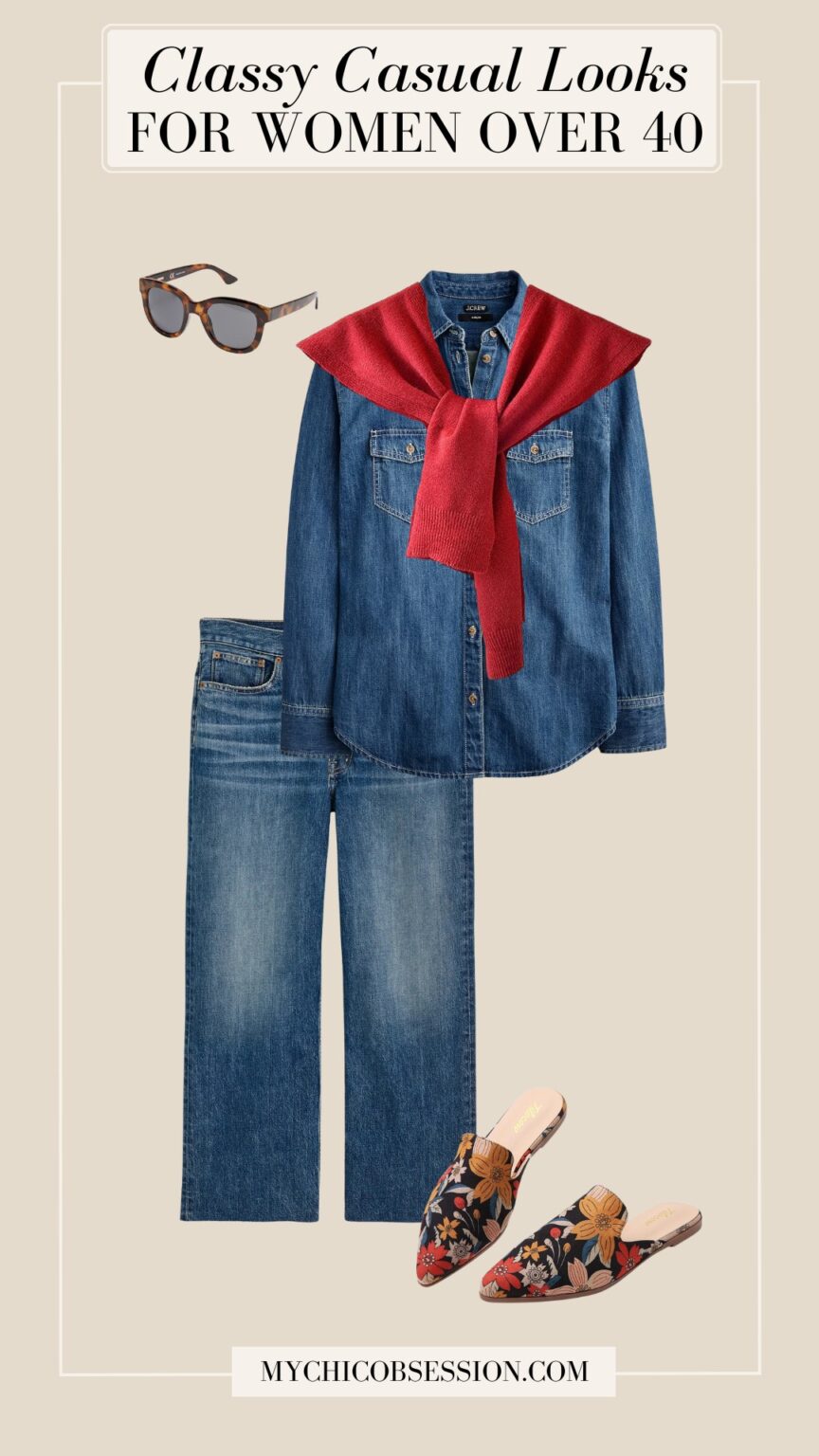 13 Classy Casual Outfits for Women Over 40 - MY CHIC OBSESSION
