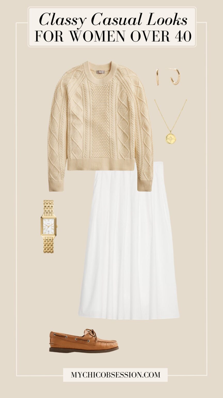 13 Classy Casual Outfits for Women Over 40 - MY CHIC OBSESSION