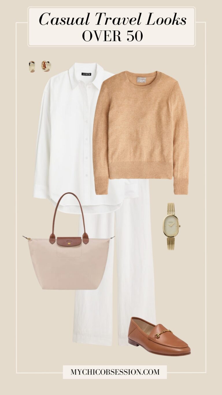 9 Casual Travel Outfits for Women Over 50 - MY CHIC OBSESSION