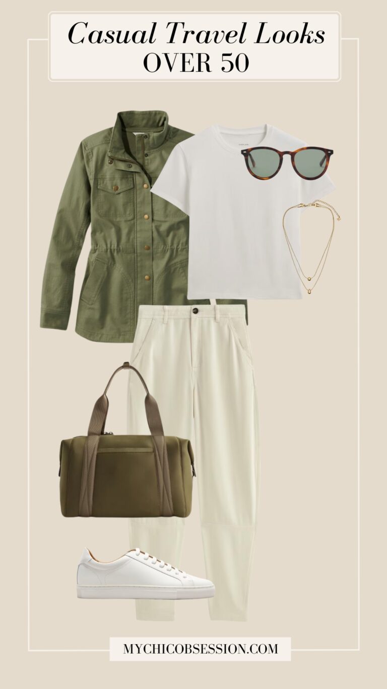 9 Casual Travel Outfits for Women Over 50 - MY CHIC OBSESSION