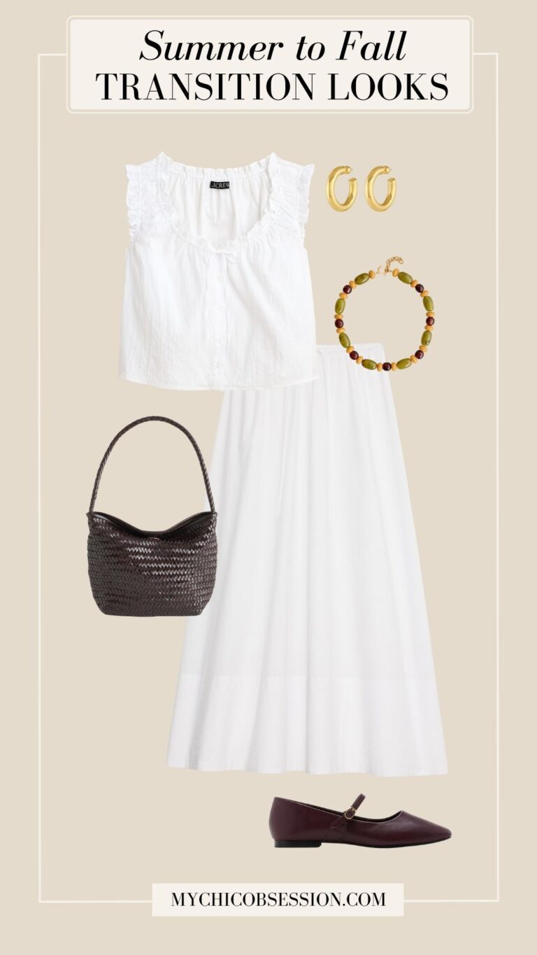 9 Summer to Fall Transition Outfits With Your Favorite Basics - MY CHIC ...