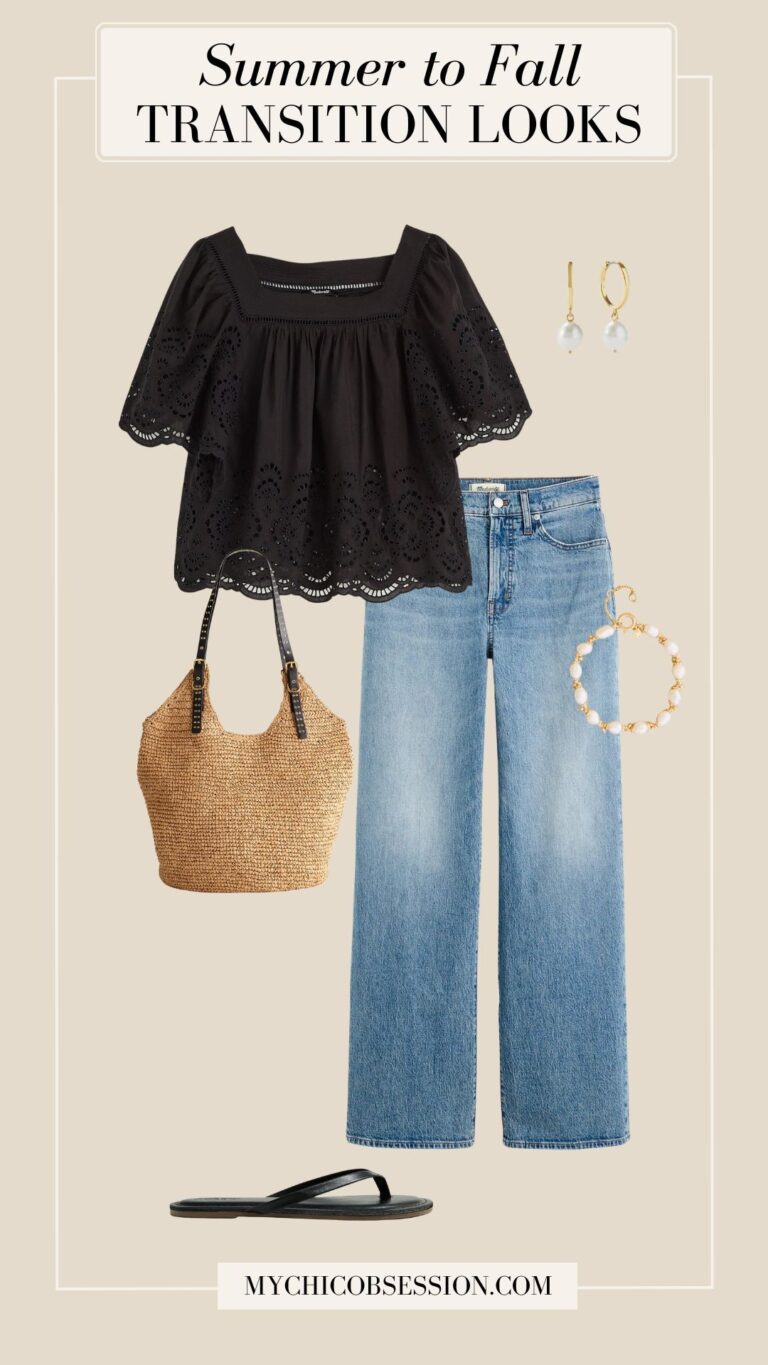 9 Summer to Fall Transition Outfits With Your Favorite Basics - MY CHIC ...