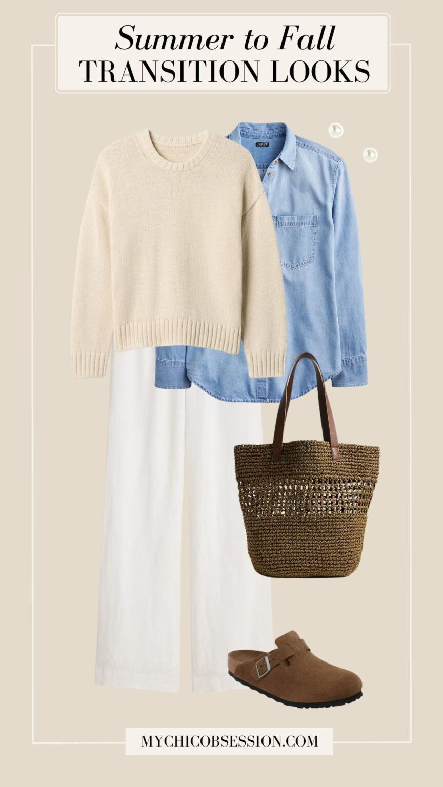 9 Summer to Fall Transition Outfits With Your Favorite Basics - MY CHIC ...