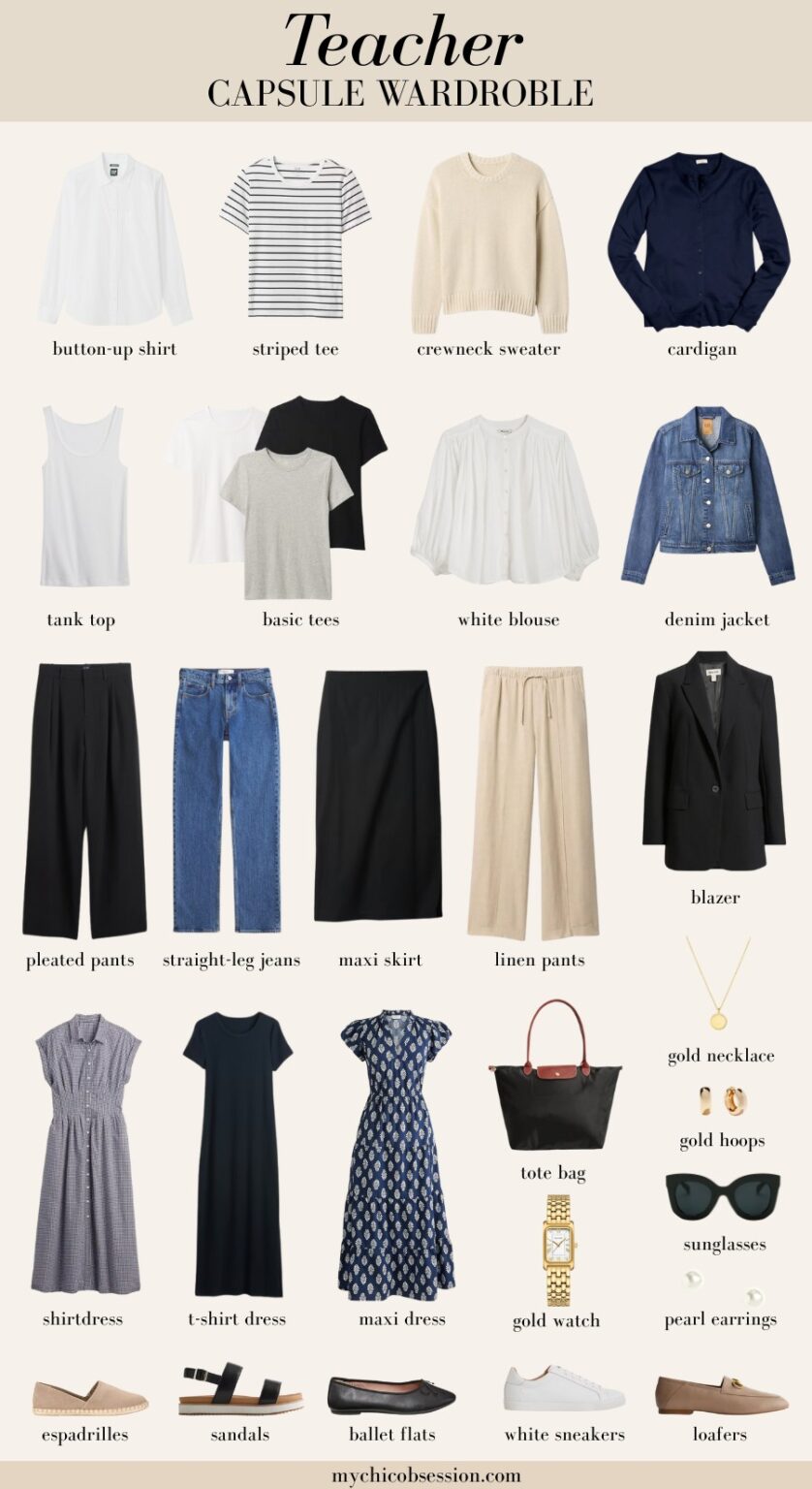 Back to School: How to Build Your Teacher Capsule Wardrobe - MY CHIC ...